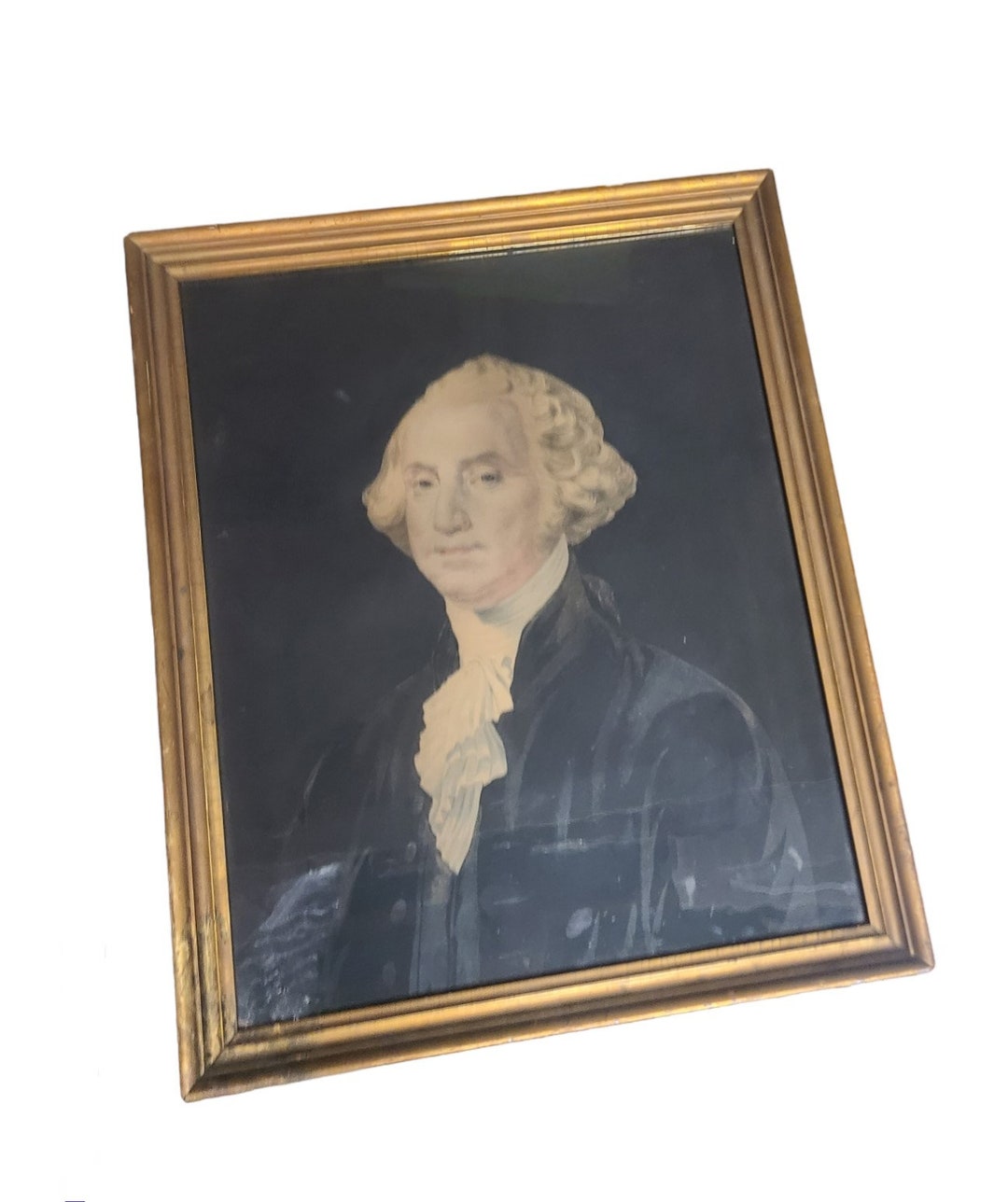 Antique Portrait George Washington Framed Gifted to Wally Tod Early ...