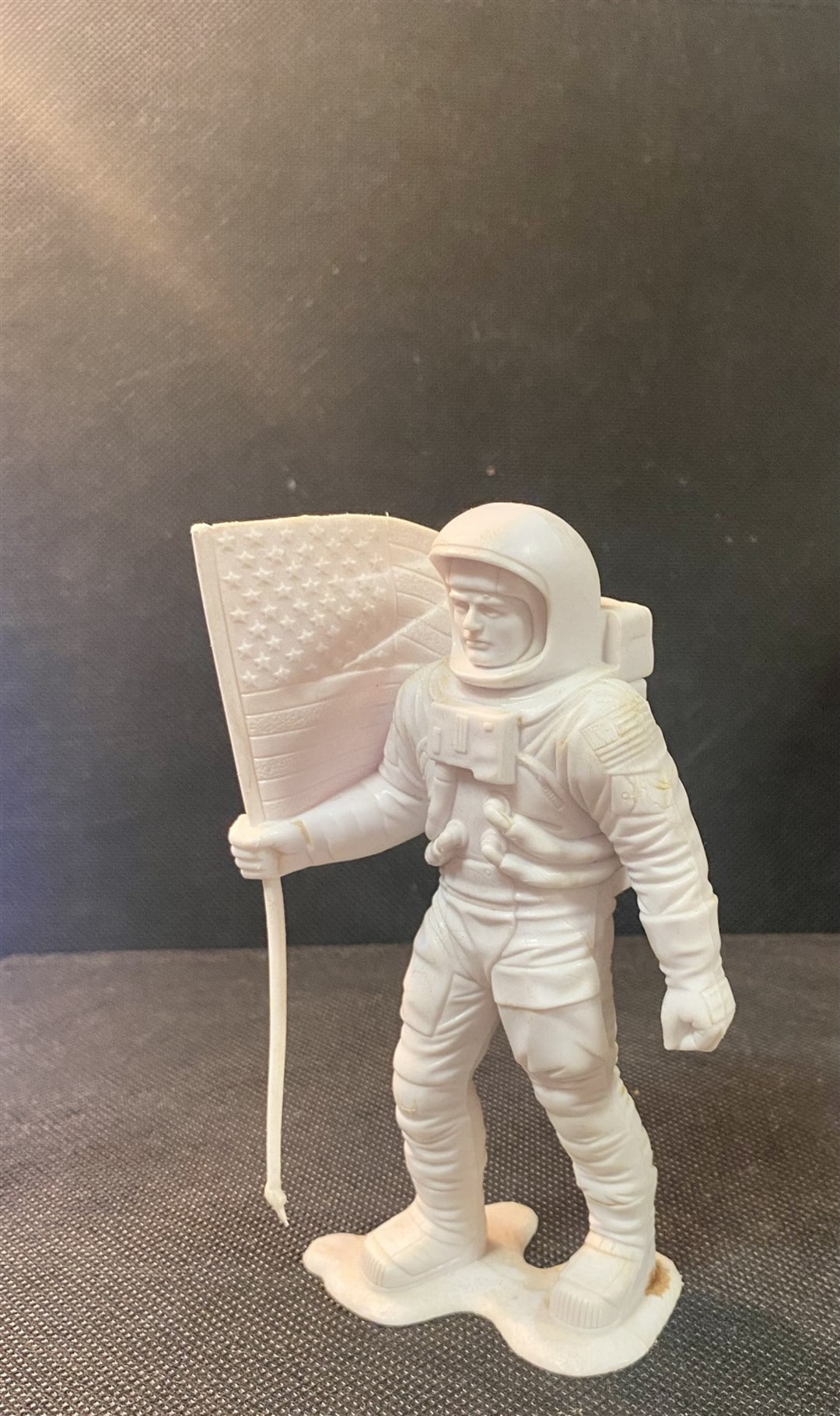 Louis Marx 1970 Moon Man NASA Astronaut With American Flag Action ...