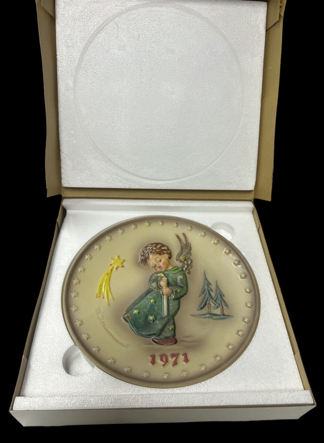 M.J. Hummel Collector Plate Antique Plate of the Year 1971 Vintage ...
