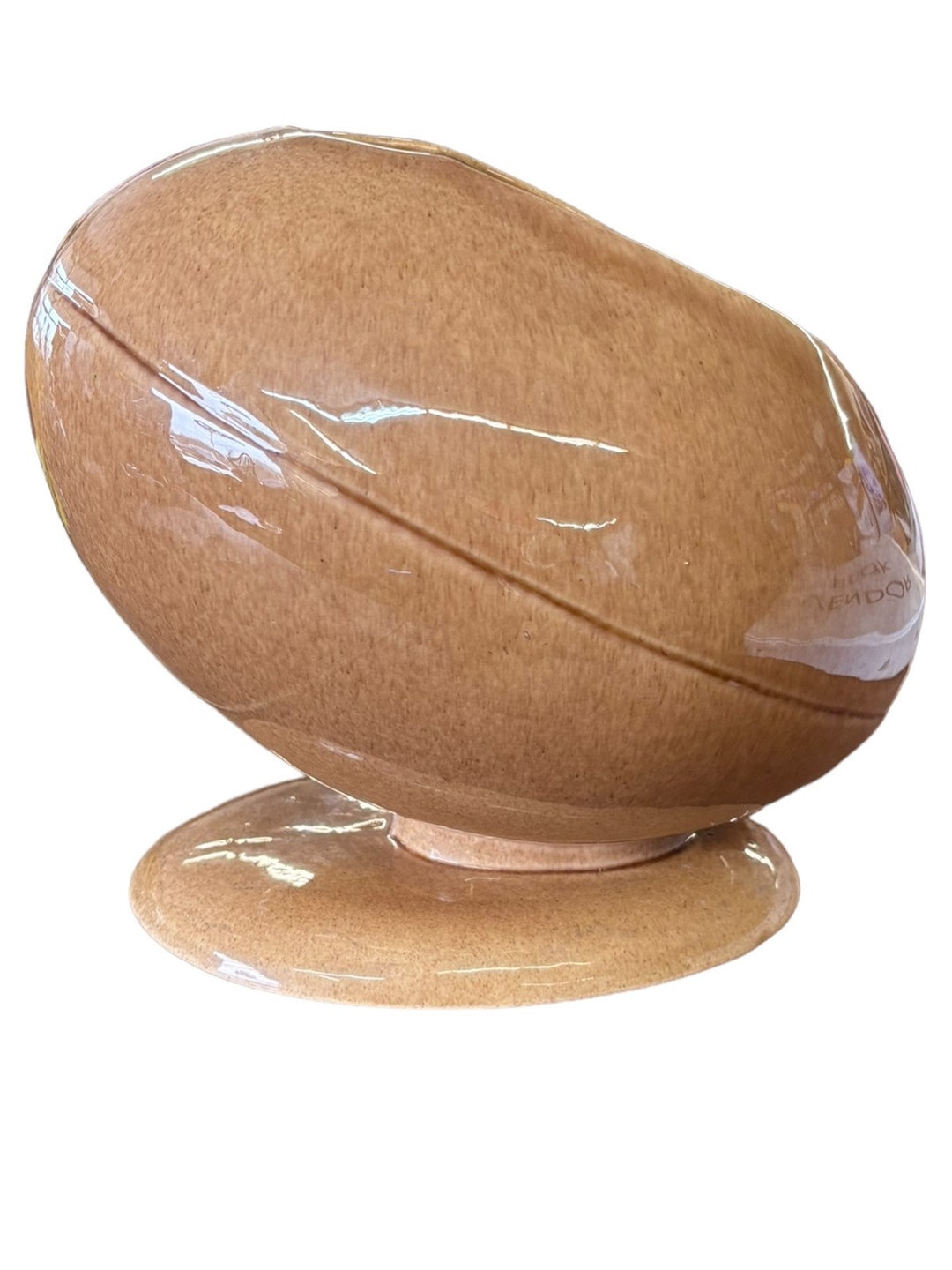 Haeger MCM Football Planter Vintage Tan Empty Planter - Etsy