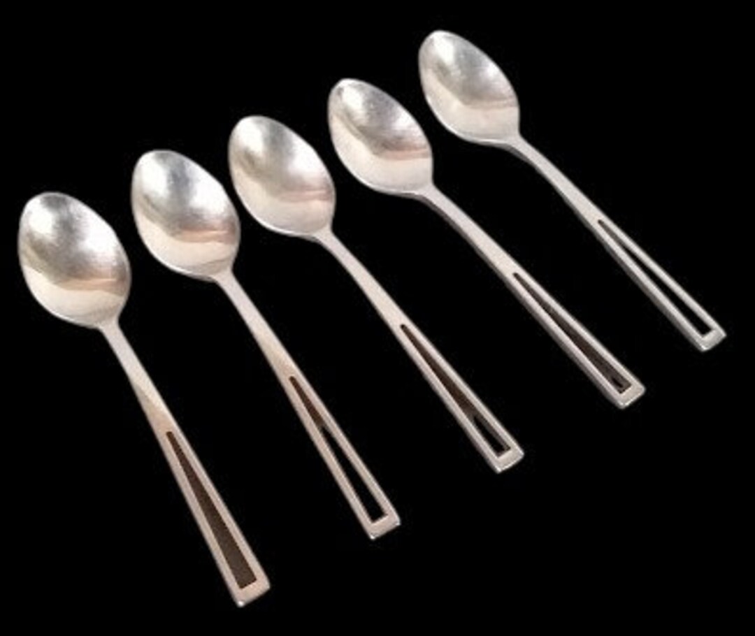 Aperto Stainless Steel Spoons Vintage Supreme Cutlery Japan 18-8 4.5 ...