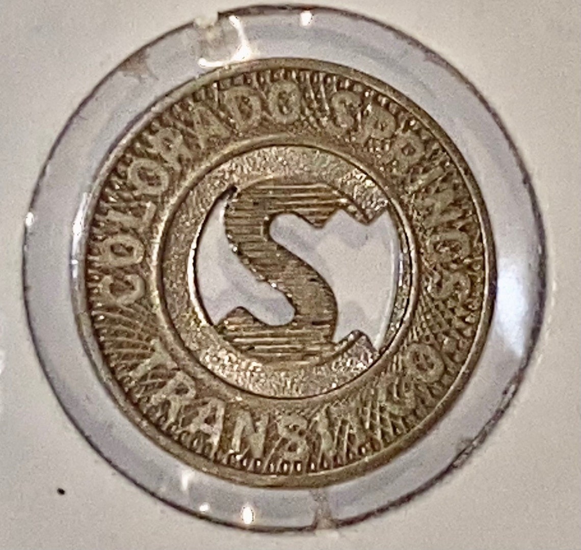 Colorado Springs Transit Railway Token Bus Company - Etsy