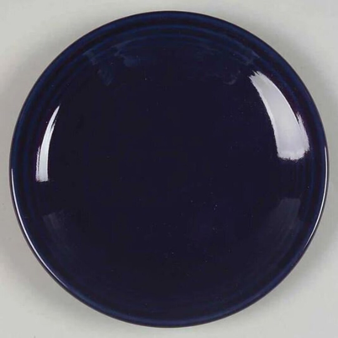 Fiestaware Cobalt dark Blue Bread and Butter Plate Ceramic Dish Homer ...