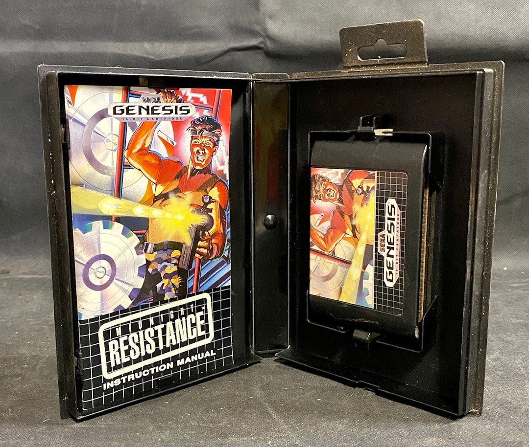 Original Sega Genesis Midnight Resistance W/ Case & Instructions - Etsy