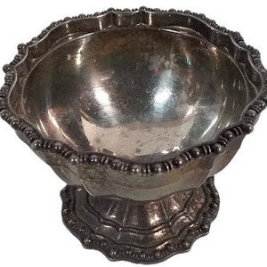 Avon Silverplate Miniature Pedestal Bowl Vintage AMC - Etsy