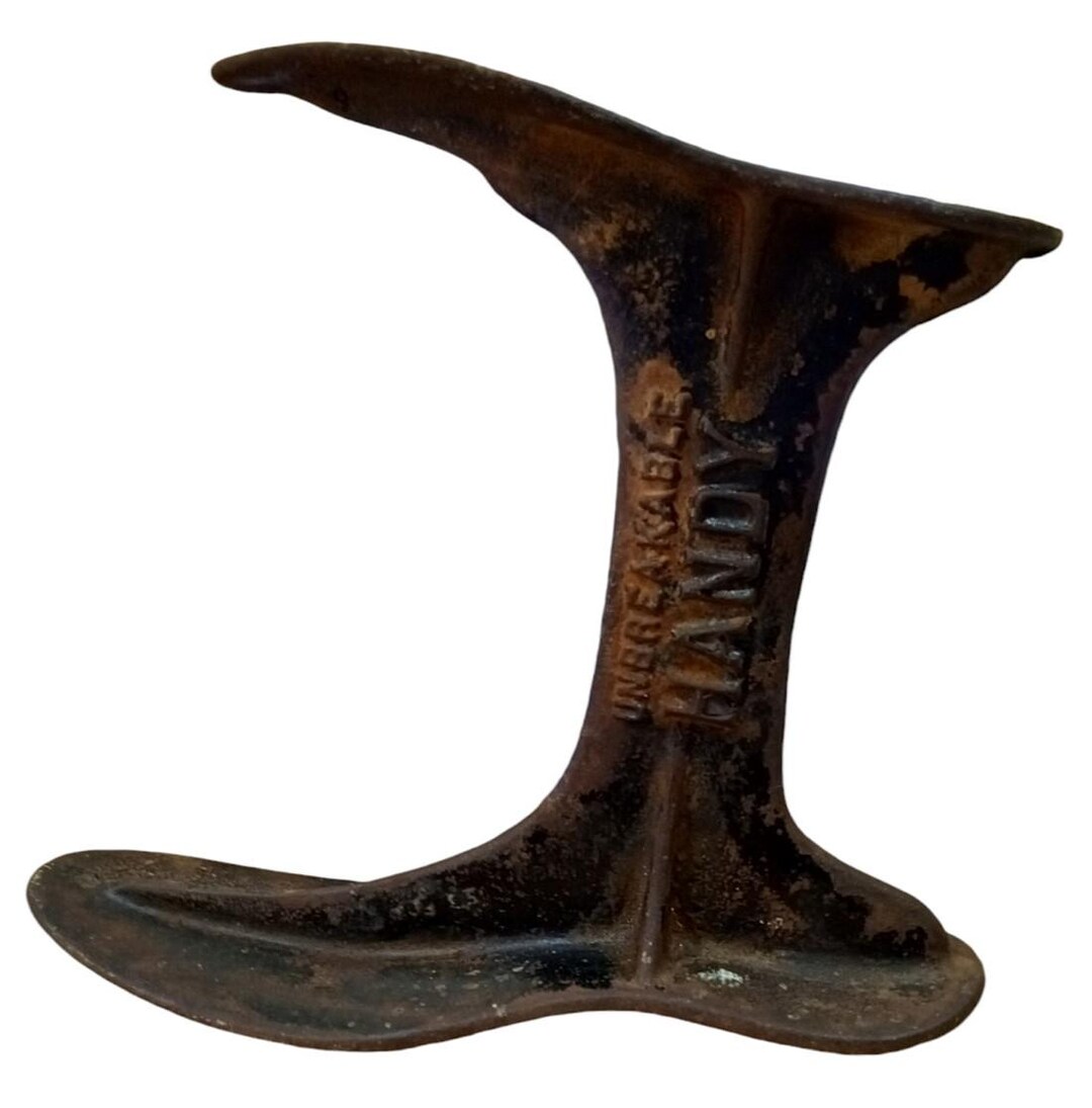 Unbreakable Handy Cast Iron Shoe Anvil Vintage Collectible Shoe Repair ...