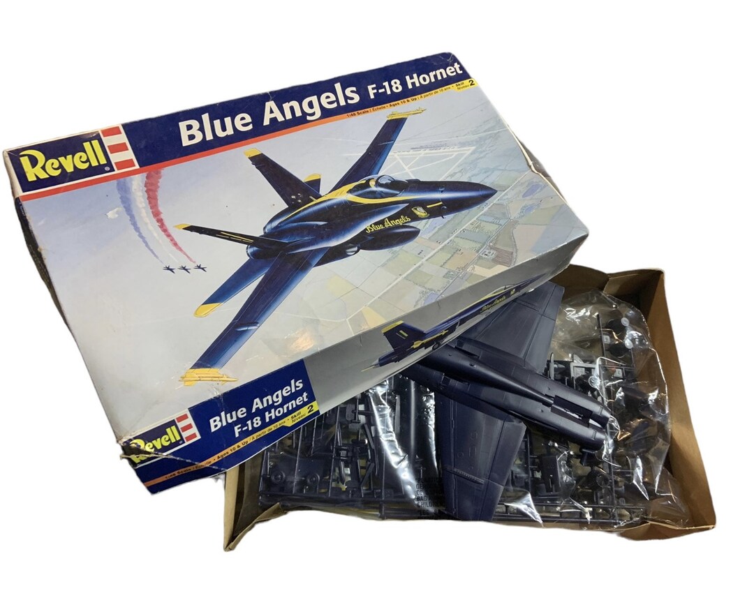 Modelo de avión Blue Angels F-18 Hornet Revell Avión de - Etsy México