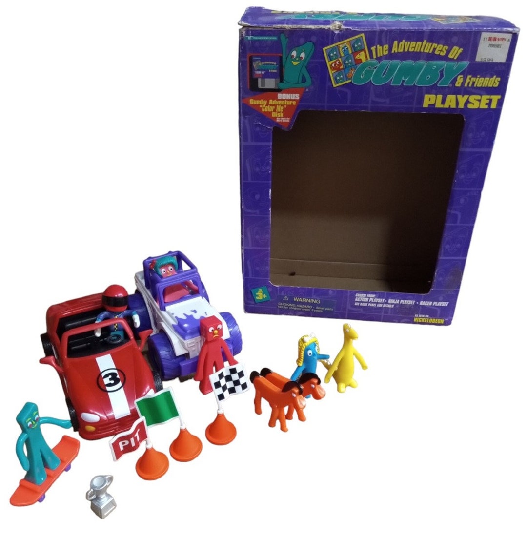 Adventures of Gumby Playset Toys Vintage Collectible Nostalgic ...
