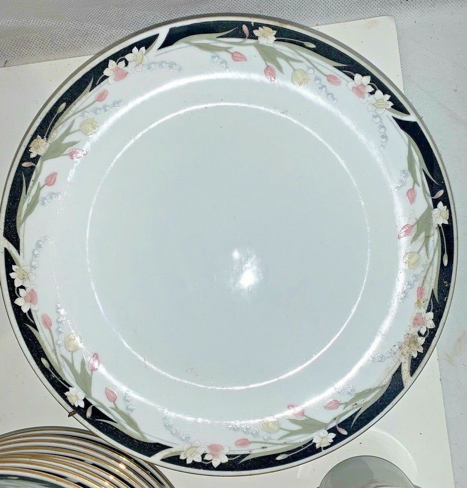 Vintage Crown Ming Jian Shiang Fine China Dinnerware Set 30 Piece - Etsy