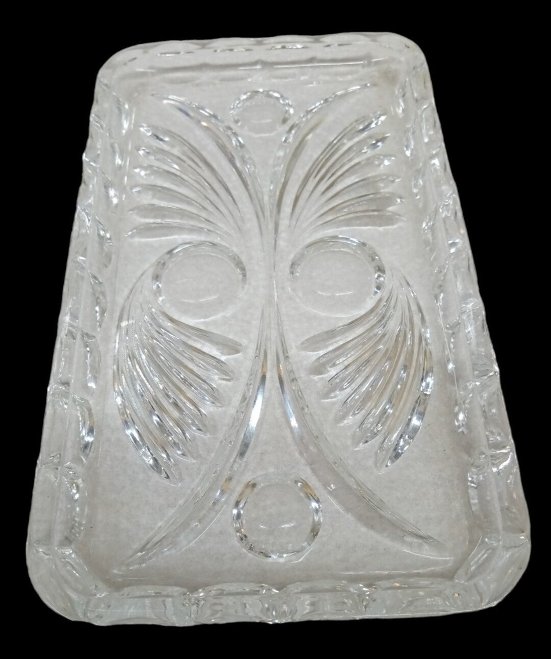 Princess House Crystal Glass Tray Vintage Collectible Decor - Etsy