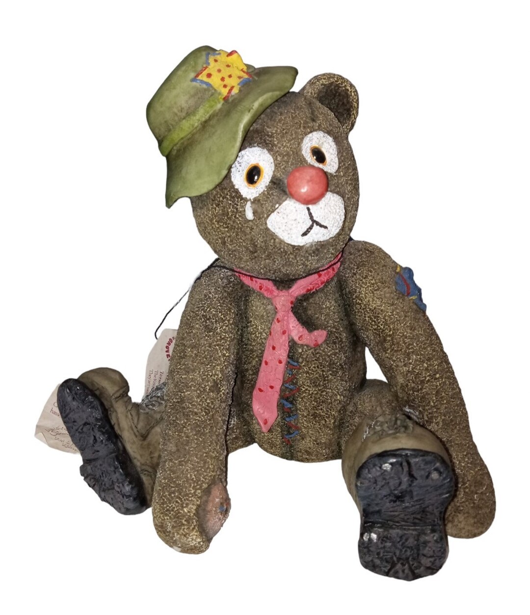 Holly Grove Kensington Bear Collection Charlie the Clown Statue Vintage ...