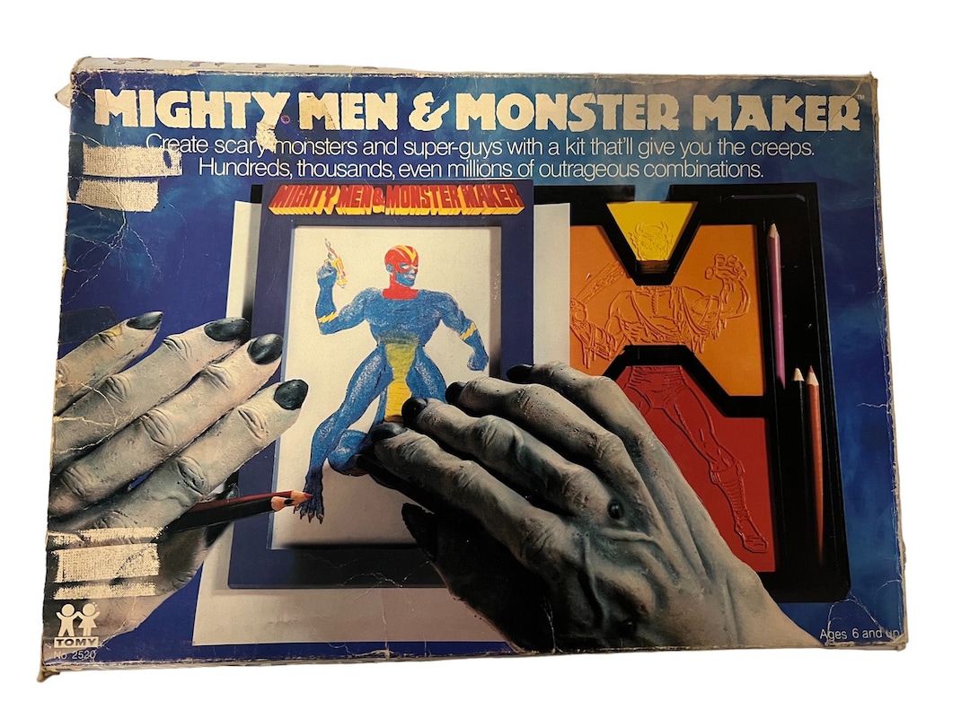 Tomy Mighty Men & Monster Maker Read Description - Etsy