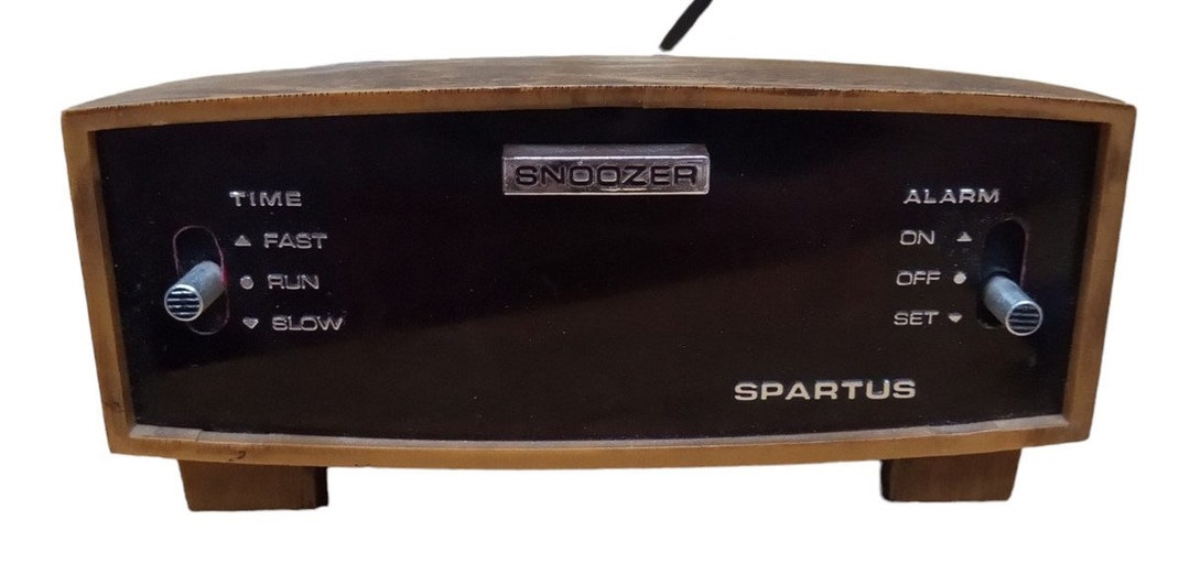 Spartus 1970s Alarm Clock UL Listed Vintage Collectible Nostalgic Retro ...