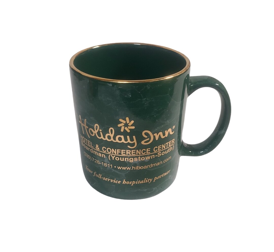 Holiday Inn Youngstown Ohio Souvenir Mug Hotel Travel Collectible Green ...