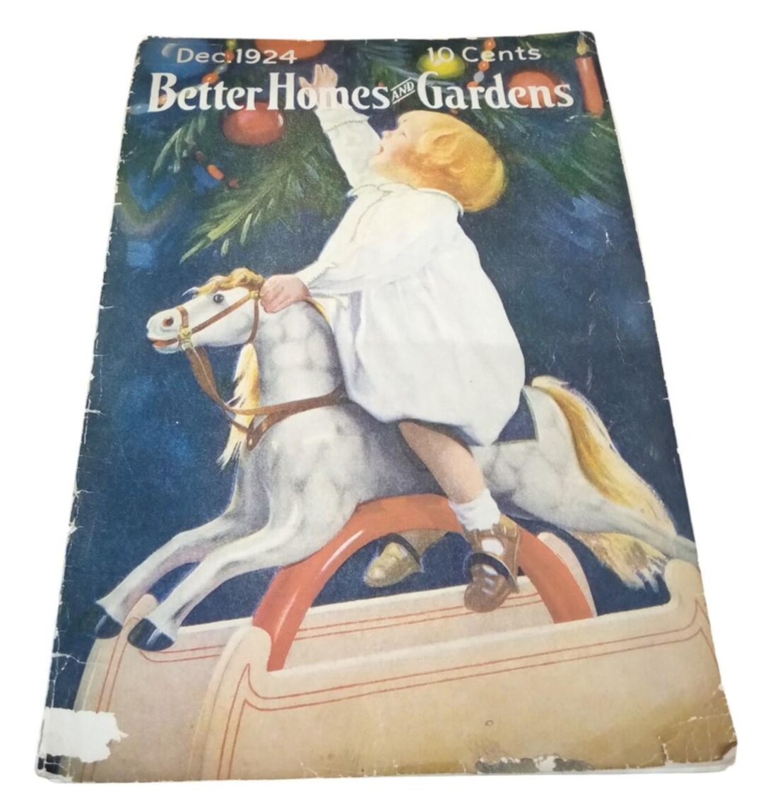 Better Homes & Gardens December 1924 Christmas Issue Vintage ...