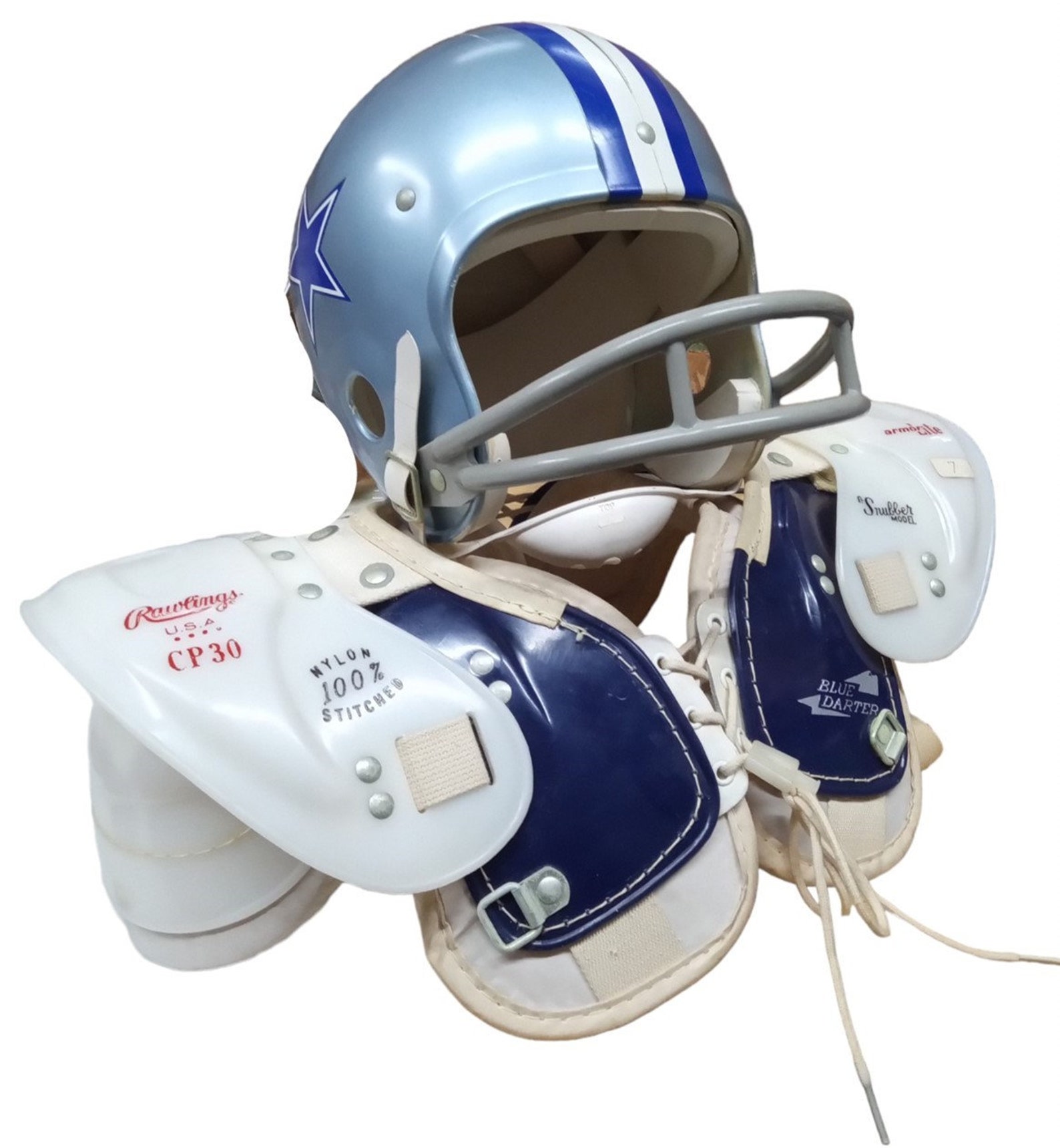 Dallas Cowboys Rawlings Youth Football Gear Vintage Collectible Sports ...