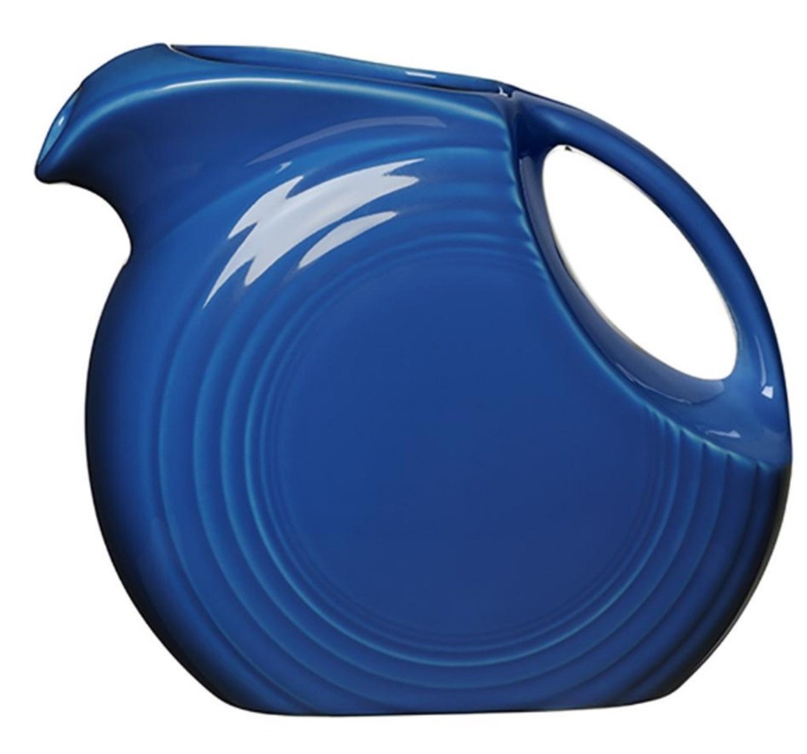 Fiesta Lapis Blue Large Disk Pitcher - Etsy