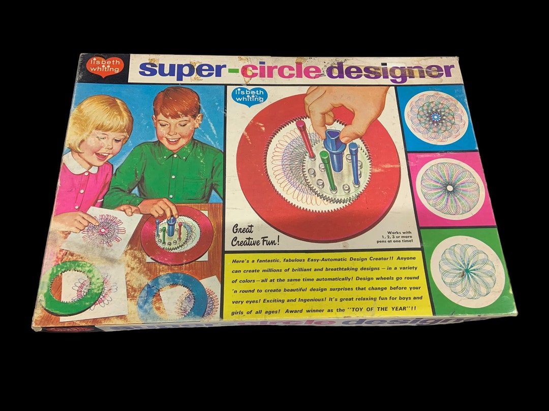 Spirograph Super Circle Designer Vintage Toy Mandala Maker 1967 Lisbeth ...