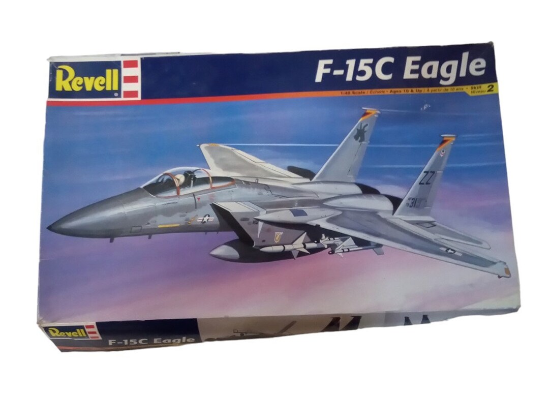 Revell F-15C Eagle Model Fighter Jet Vintage Collectible Military ...