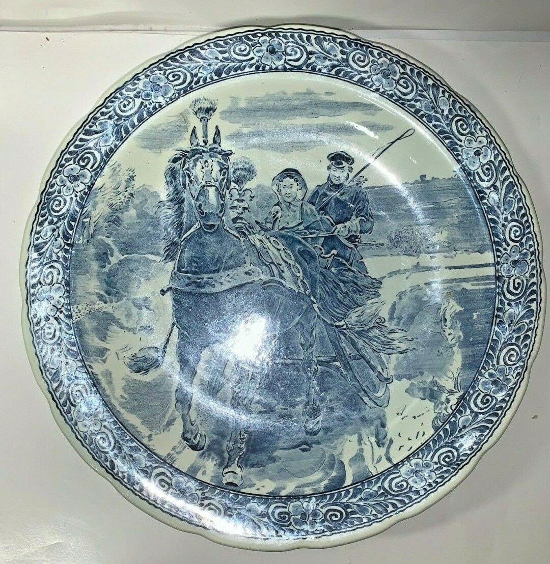 Vintage Blue and White Delfts by Boch Belgium Holland - Etsy