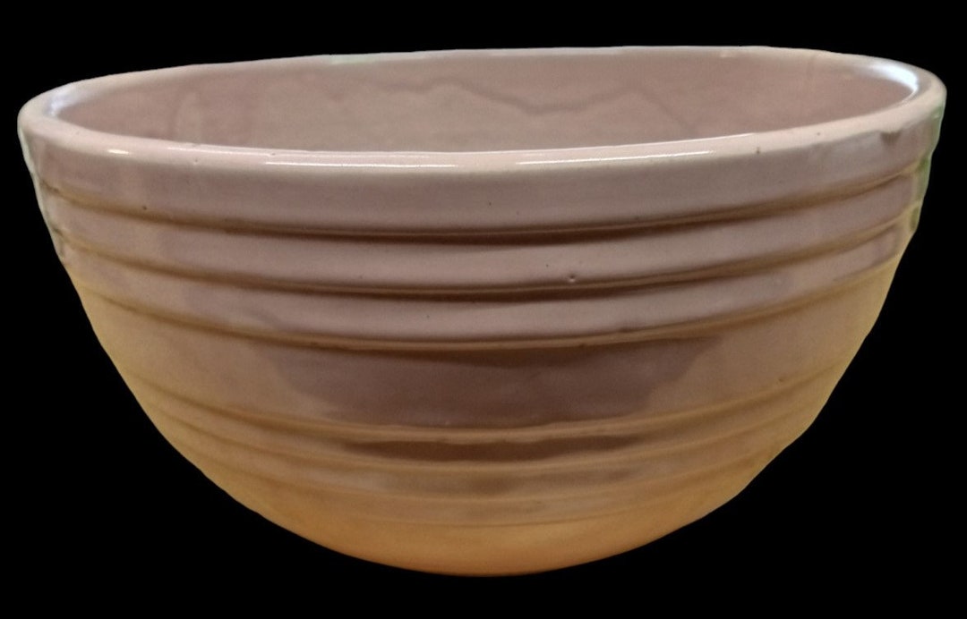Mccoy Pink Ceramic Beehive Bowl Vintage Collectible Kitchenware ...