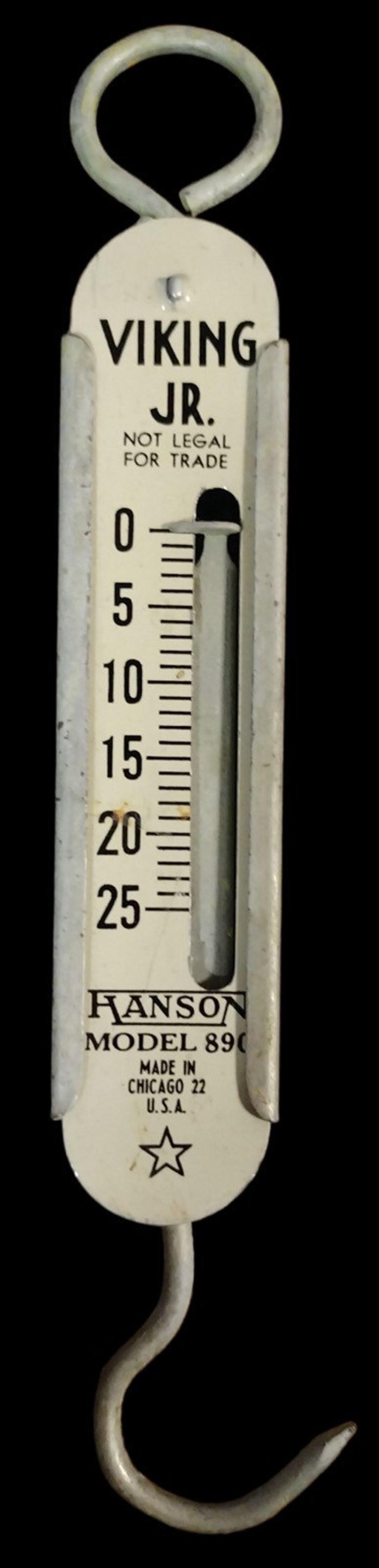Vintage Viking JR Metal Flat Spring Scale Hanson Model 890 Made in ...
