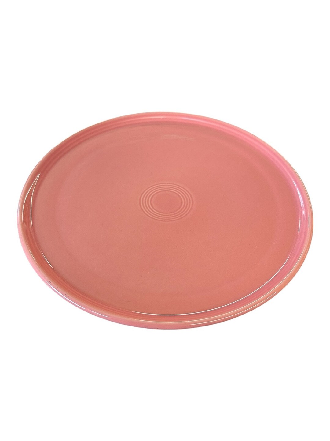 Fiesta - Peony Pink 12" Pizza Tray Baking Homer Laughlin Ceramic Medium ...