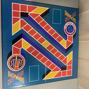 1988 BACKWORDS Board Game "a Giant Step Backwards in Board Games" - Etsy