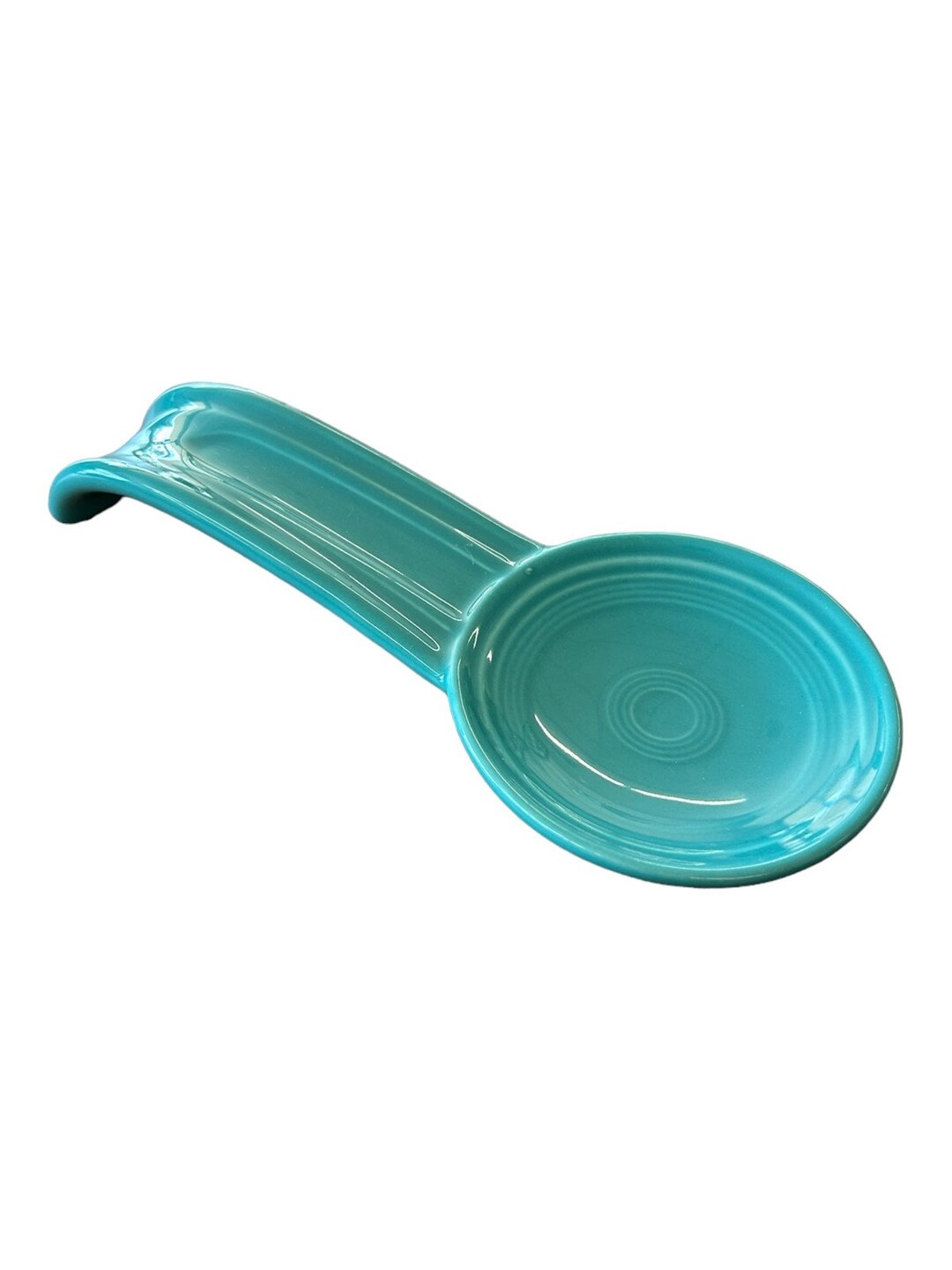 Fiesta Turquoise Blue Spoon Rest Homer Laughlin Ceramic Kitchenware ...