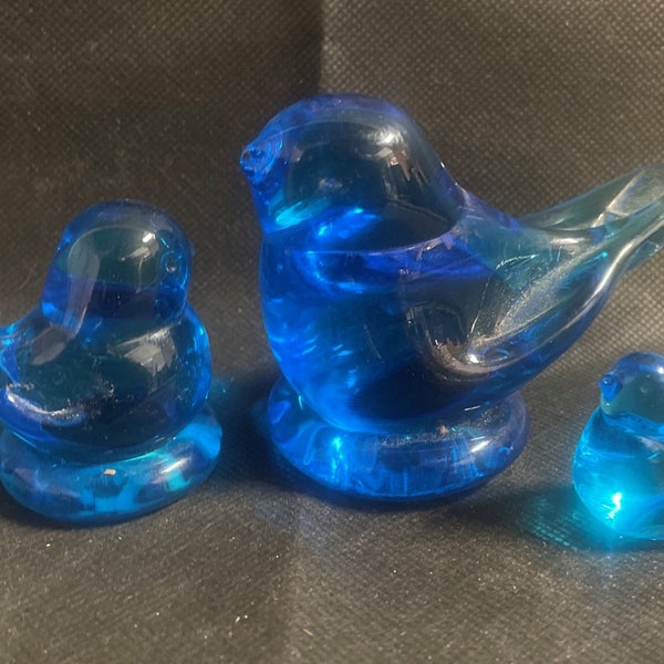 Blown Glass Bluebird - Etsy