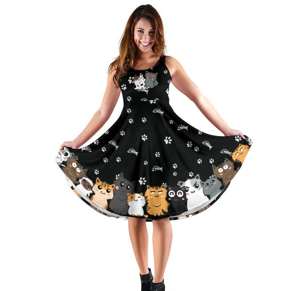 Cat Dress - Etsy