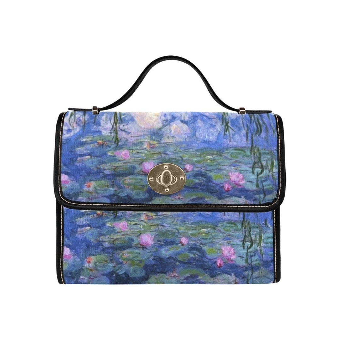 Claude Monet Lilies Shoulder Satchel Bag (AAMON1) - Etsy