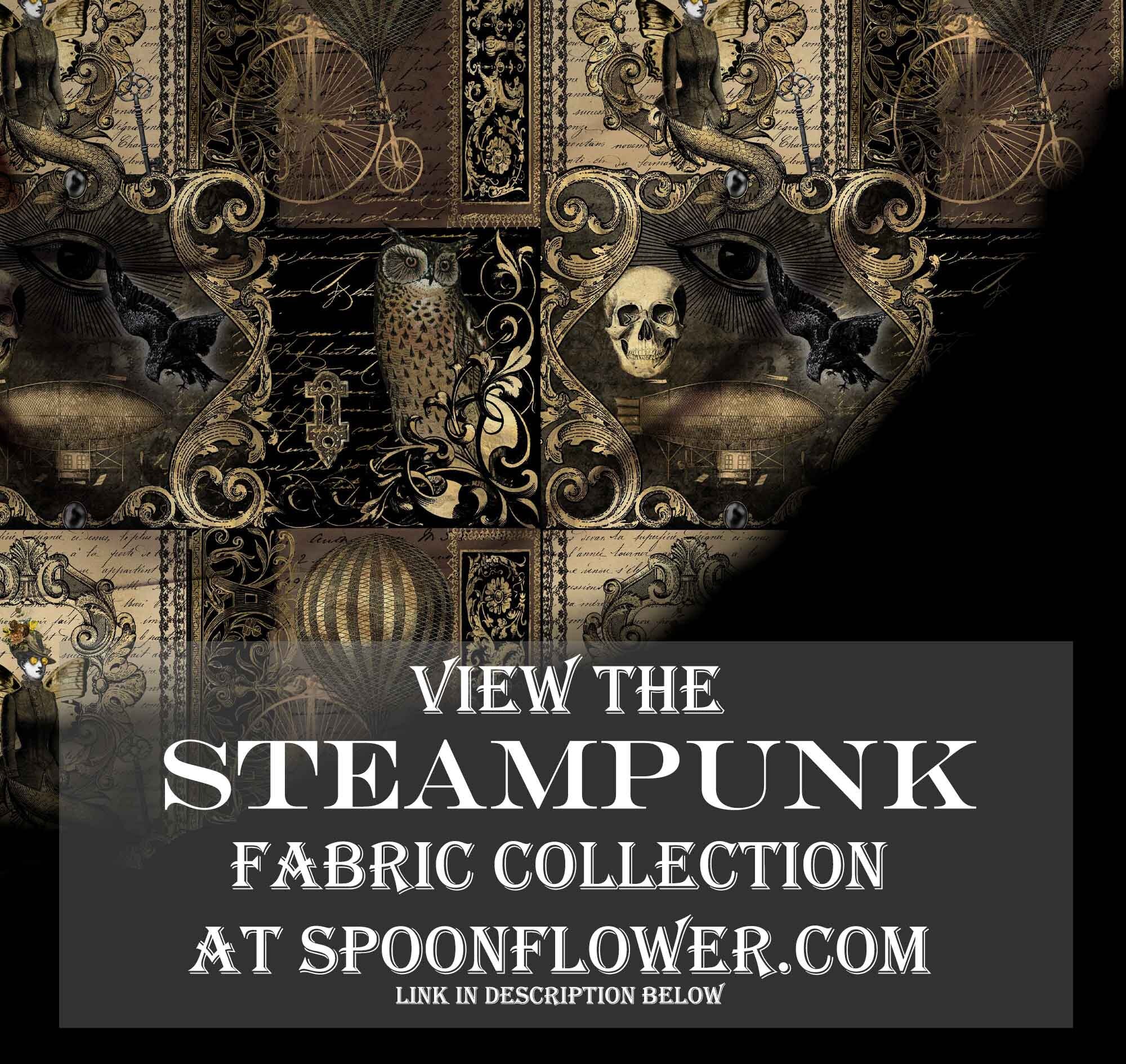 Steampunk Patchwork Dark Academia Synthetic Leather Handbag - Etsy