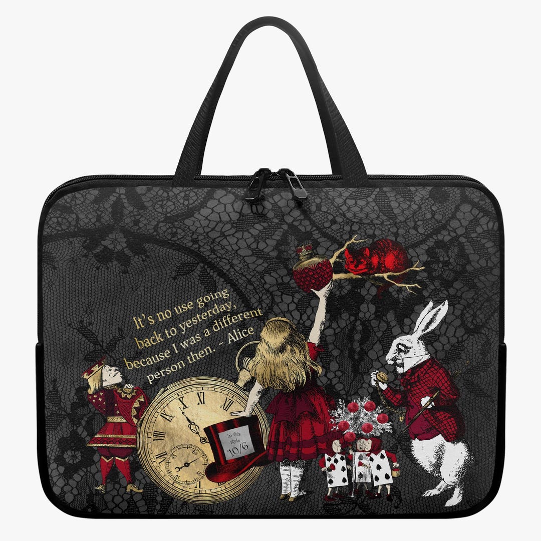 Alice in Wonderland Fun Laptop Bag 15" and 17" - Etsy