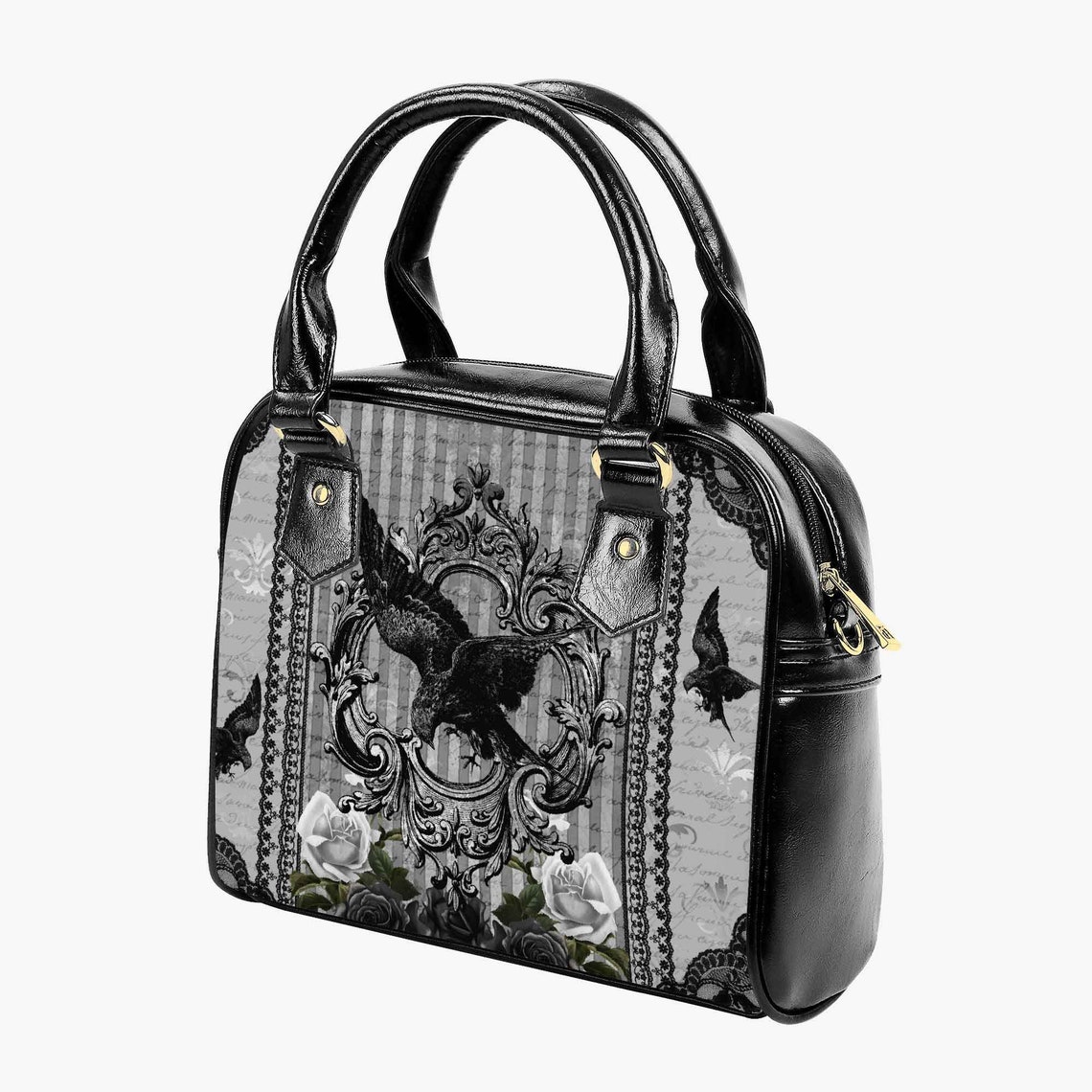 The Raven Gothic Handbag - Goth Crow Bag (JPHB54) - Etsy