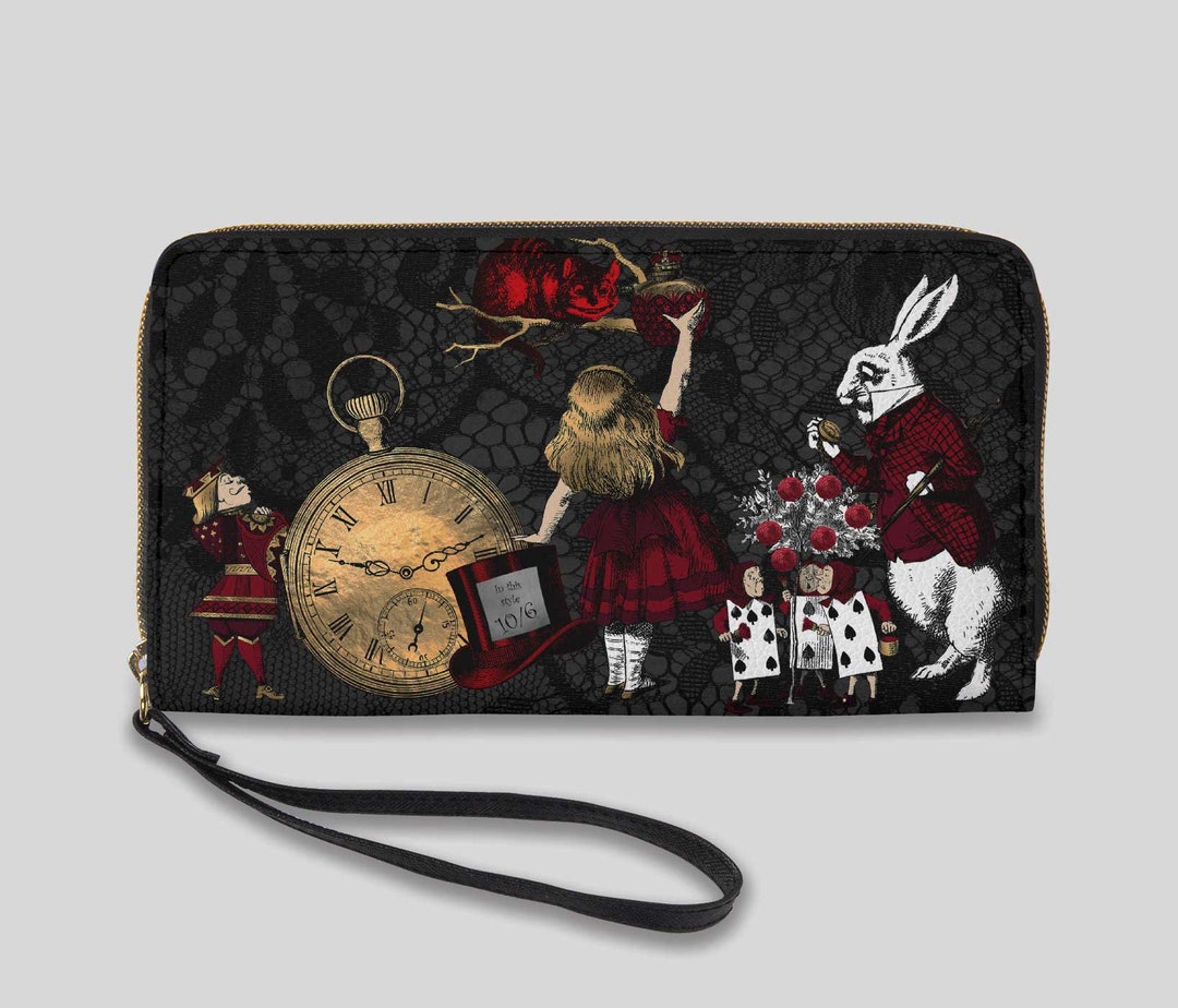 Alice in Wonderland - Gothic Clutch Purse - Alice Wallet (JPRGCLUTCH ...