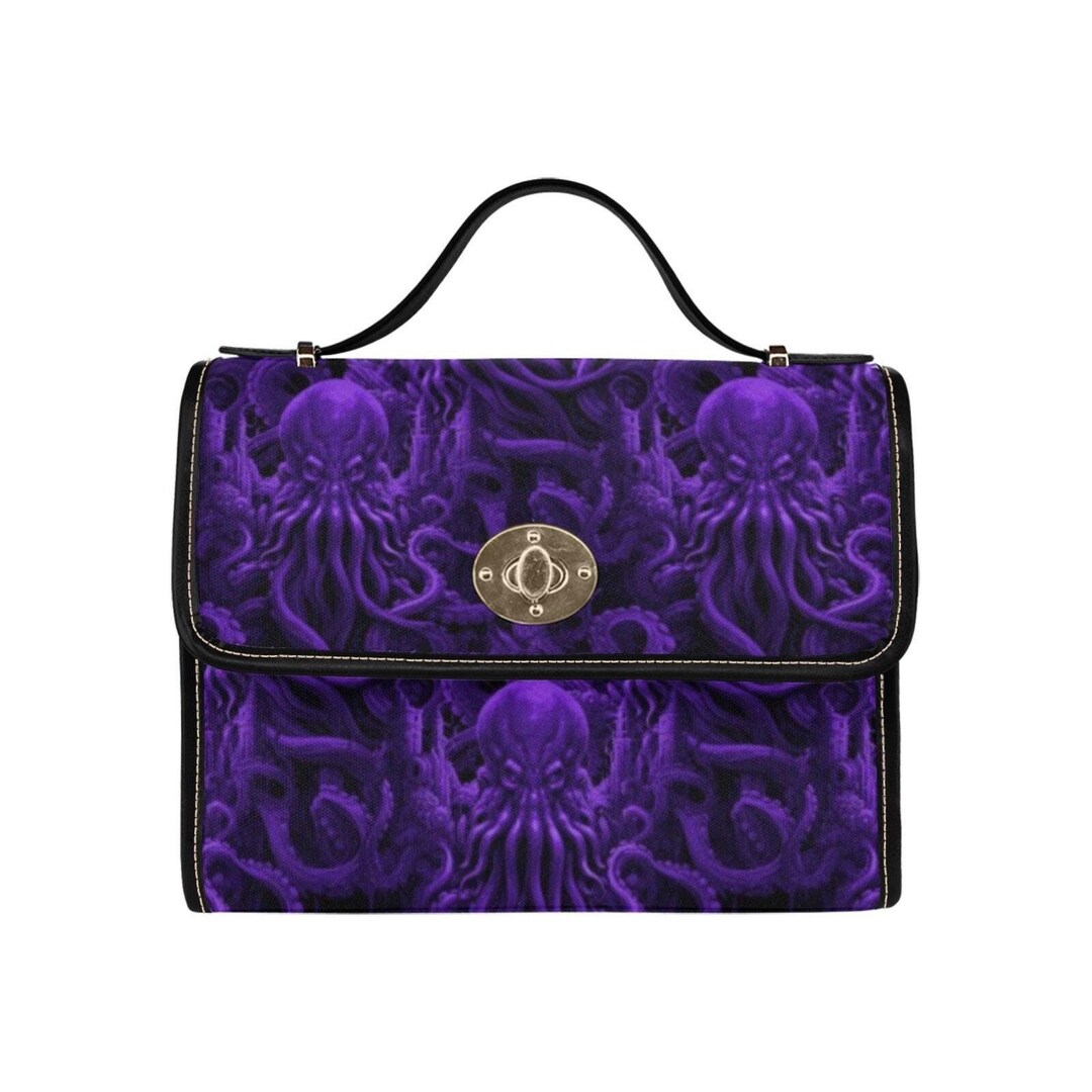 Cthulhu Victorian Horror Satchel Bag HP Lovecraft Steampunk Bag ...