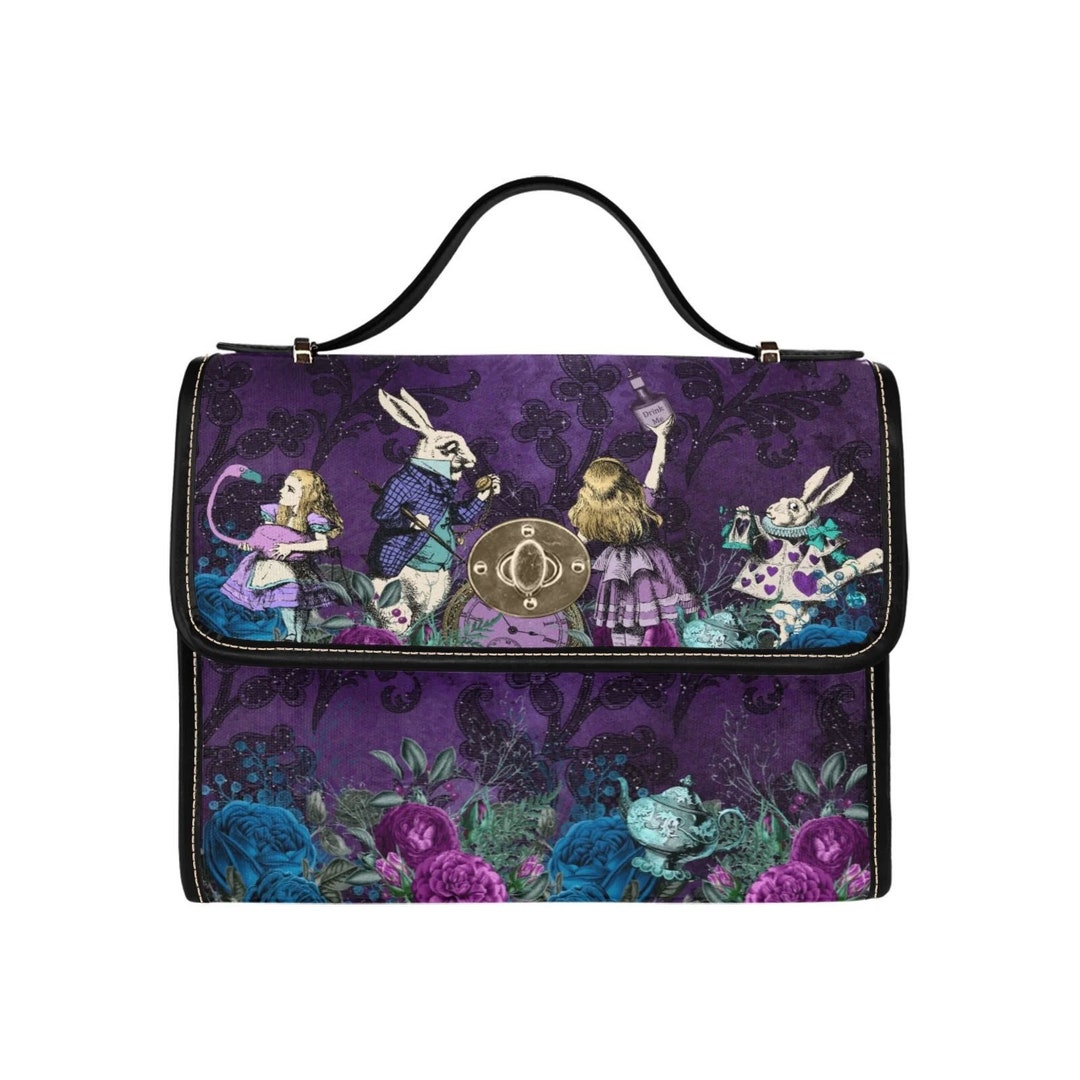 Dark Alice Purple Satchel (ADARK1) - Etsy