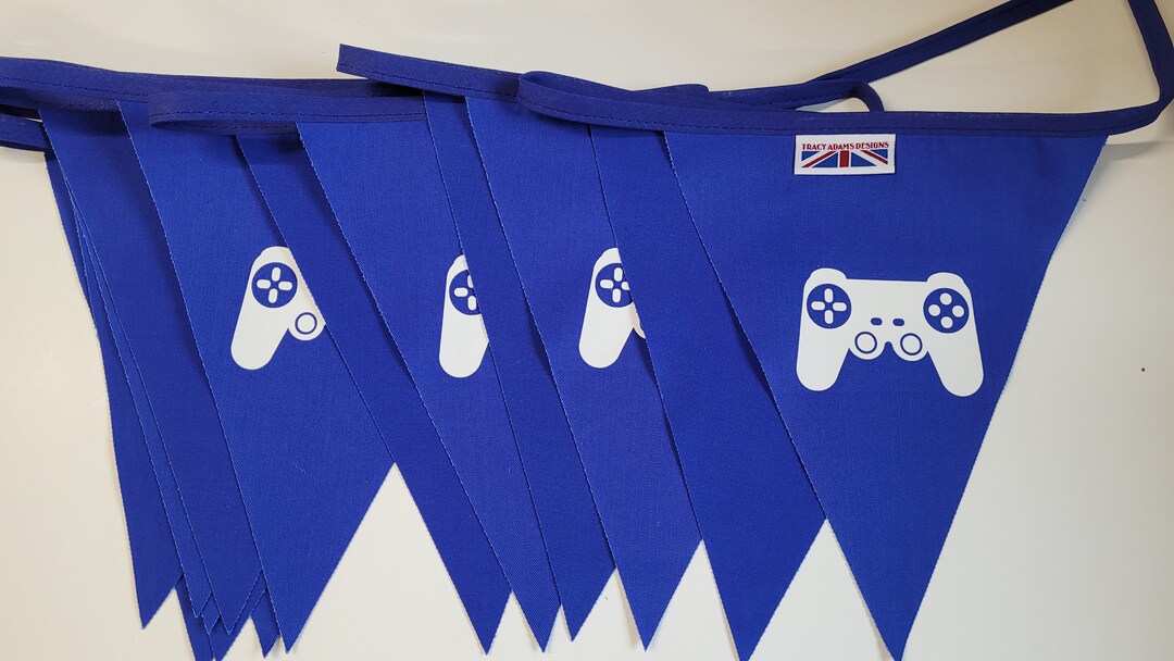 5 Mtr / 10 Mtr Gaming Bunting - Many Colours to Choose From. Made in ...