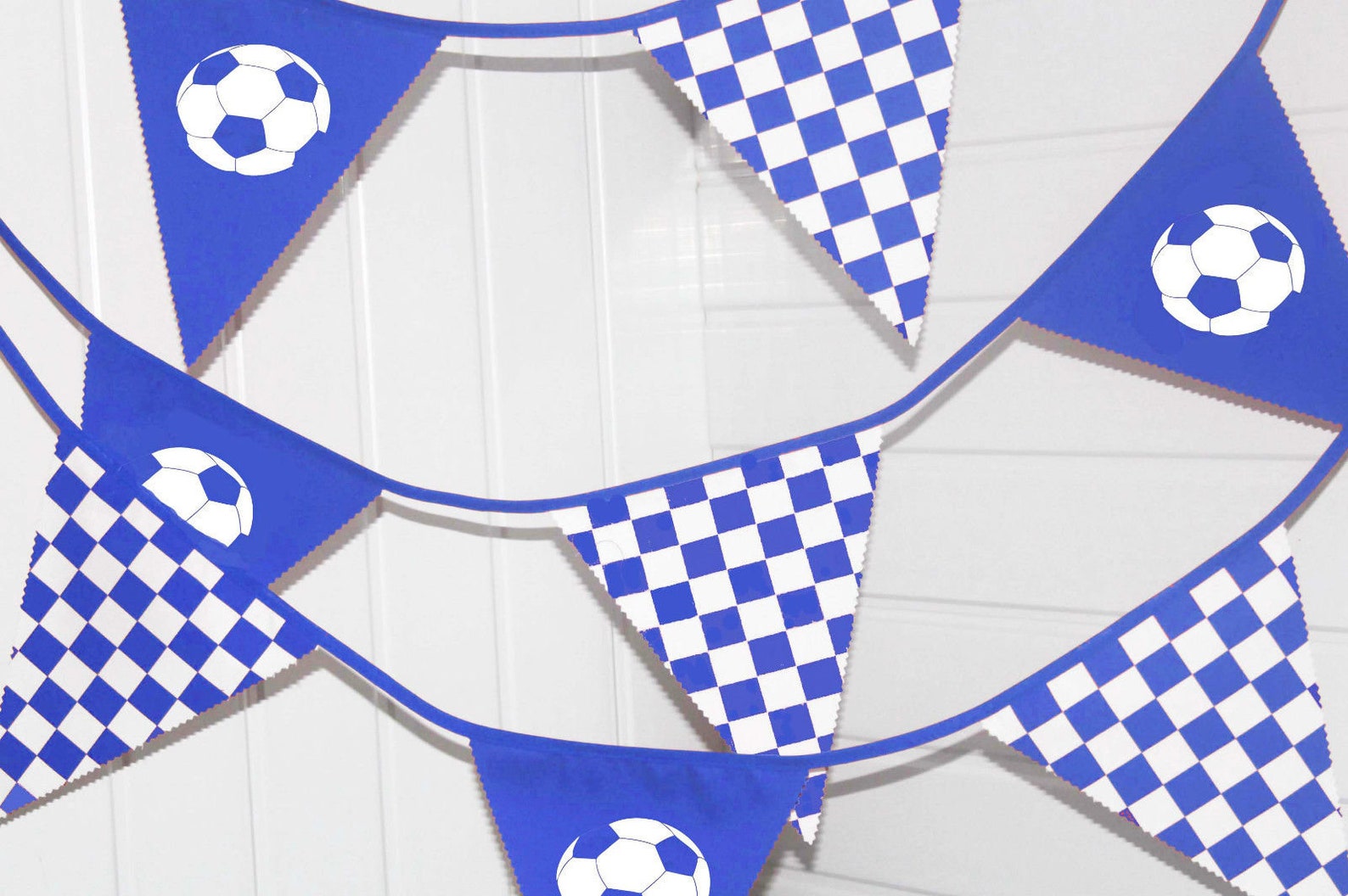 Football bunting 10 mtr many colours available great for | Etsy