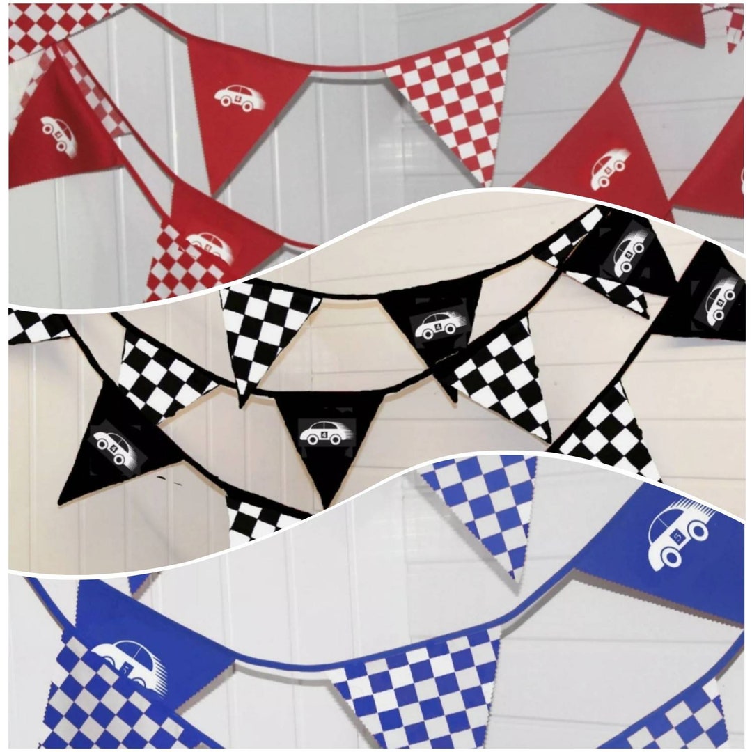Racing Bunting 10 Mtr Many Colours Available Great for Party / Bedroom ...