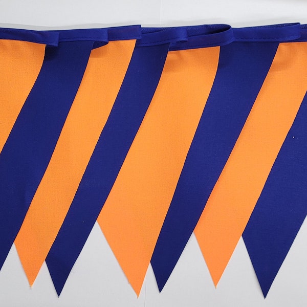 Orange Bunting - Etsy