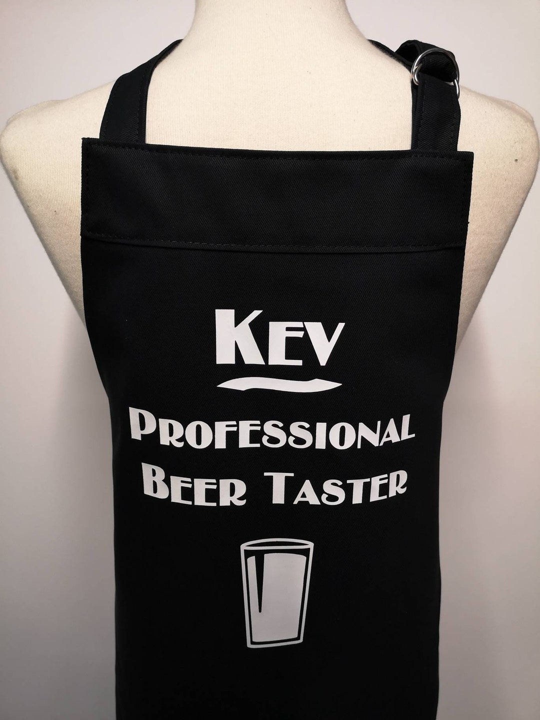 Personalized Beer Taster Apron: Cotton Pocket, Made in England - Etsy