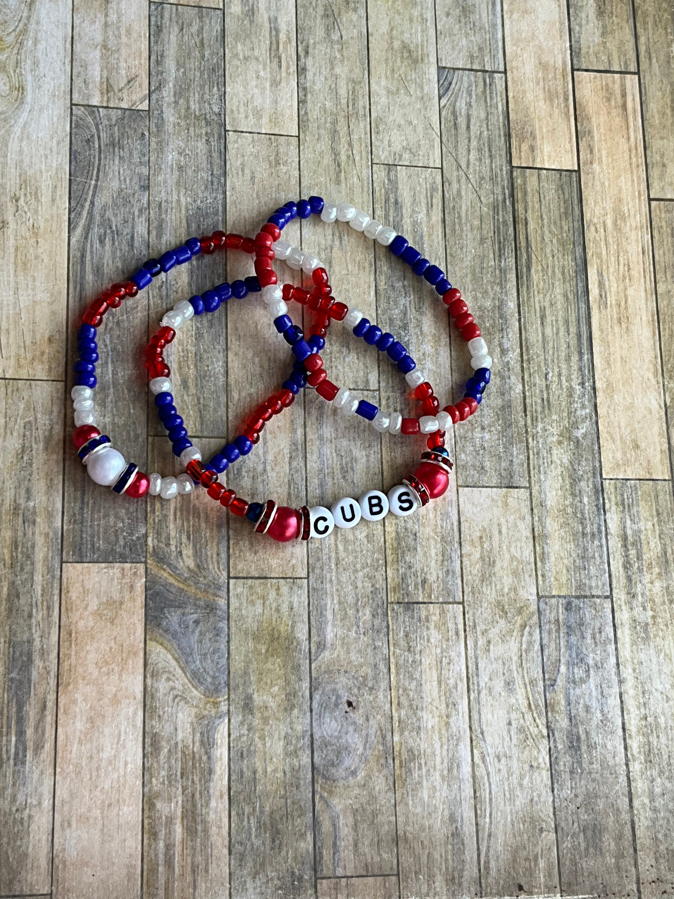 Sport Team Beaded Bracelet Baseball Professional Team MLB Merchandise ...