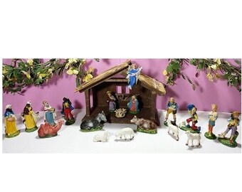 Paper Mache Nativity Scene - Etsy