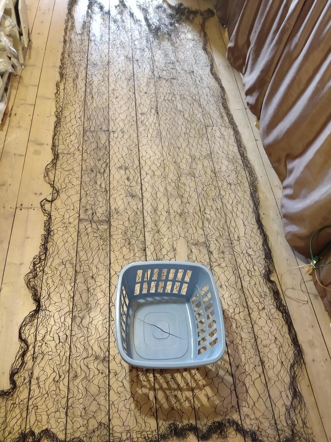 Vintage Fishing Net 12' X 4' Nautical Decoration Free Shipping Canada ...
