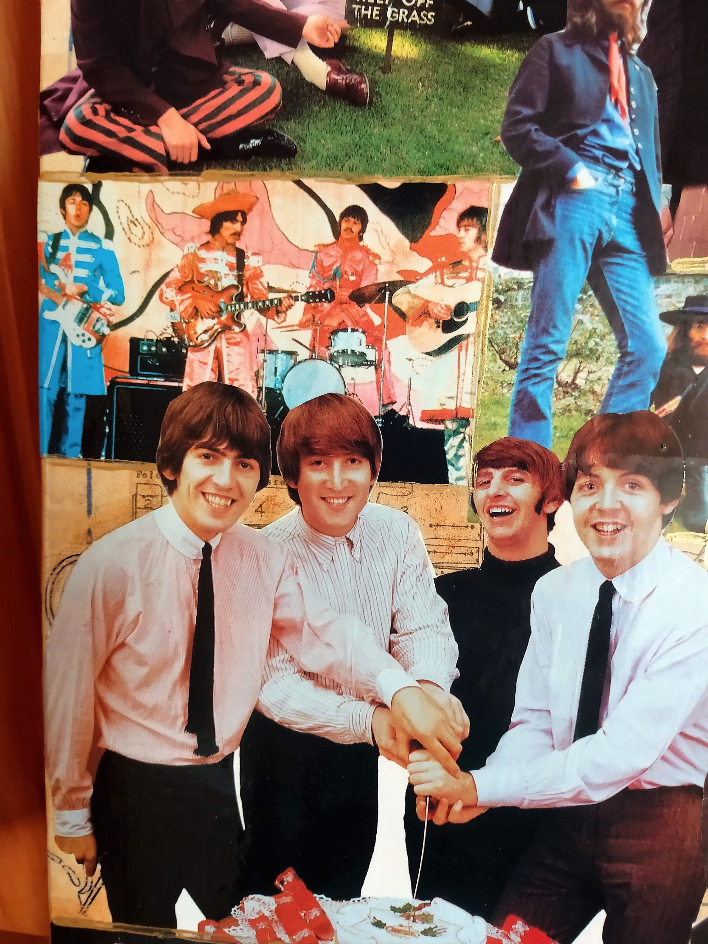 Original Artistic Collage Yoly the Beatles Vintage - Etsy