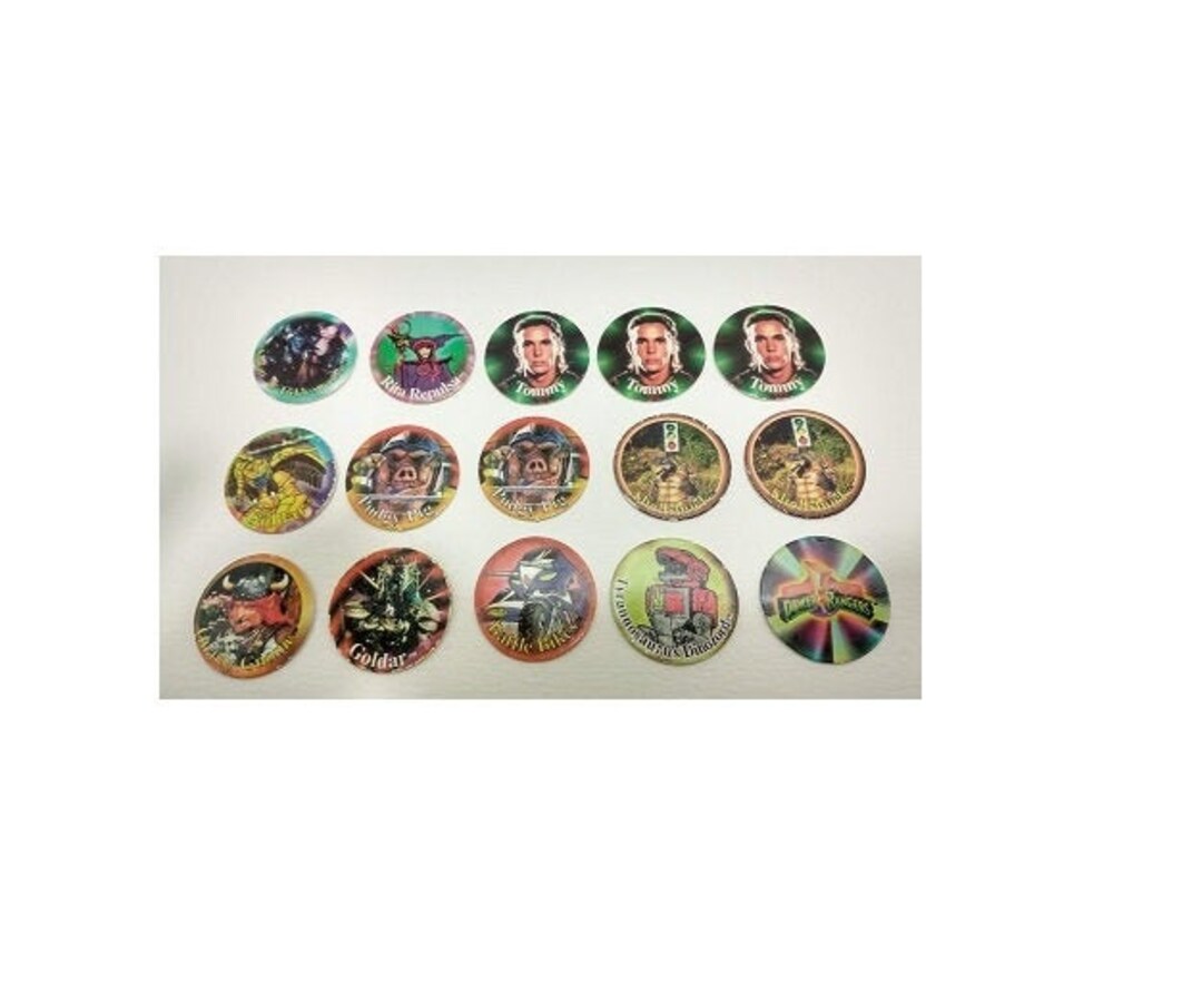 1990s Pogs Power Rangers Collection Playsets and Toys - Etsy