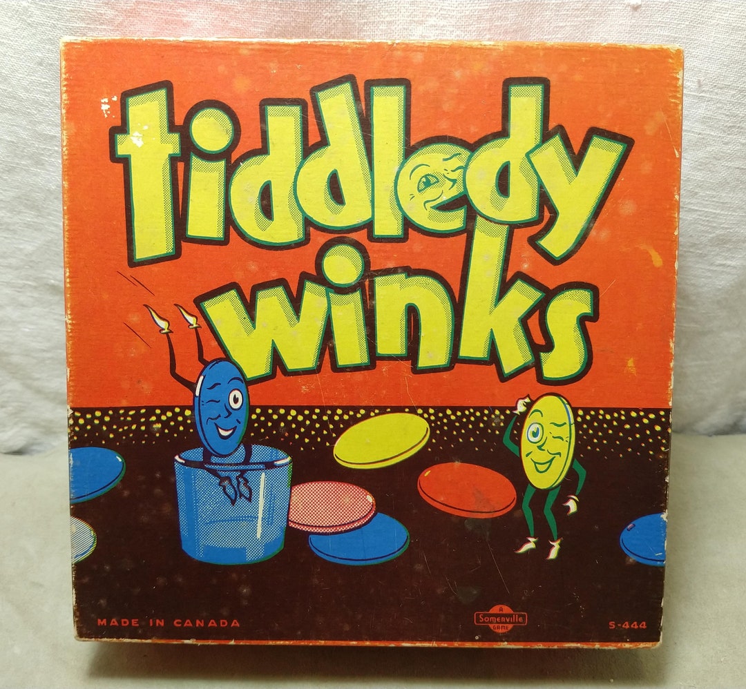 Vintage 1940 Tiddledy Winks Game Somerville Game Boxed Free Shipping ...
