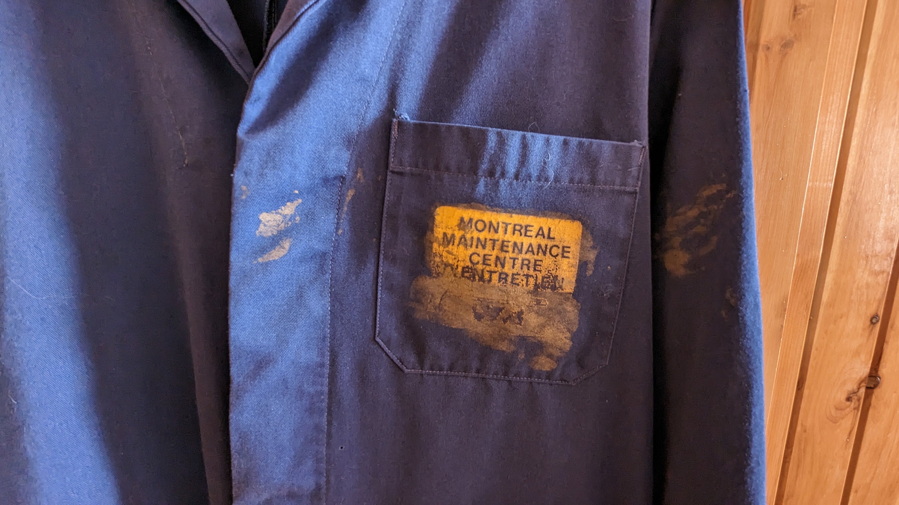Rare Vintage 2 Blue Maintenance Uniforms From the via Rail Railway ...